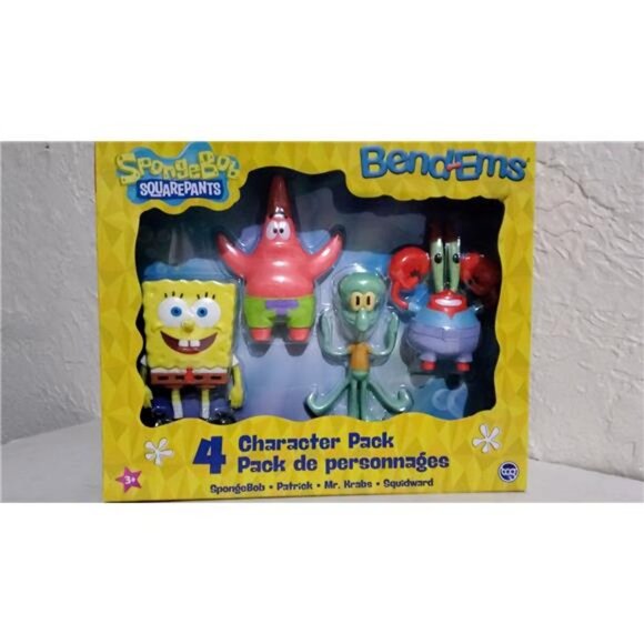 Toys | Spongebob Squarepants 5 Bendable Posable Bendems Figure ...